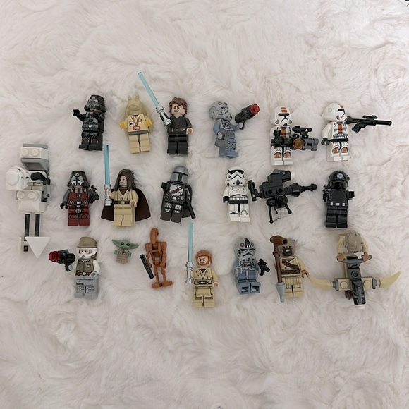 Lego | Toys | Lego Star Wars Mini Fig Lot 9 Pieces Anakin Luke Obi Wan ...